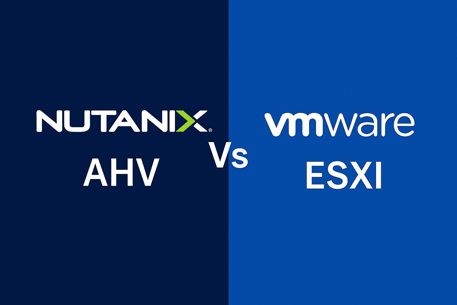 Nutanix Vs VMware - BEST HCI Solution For You